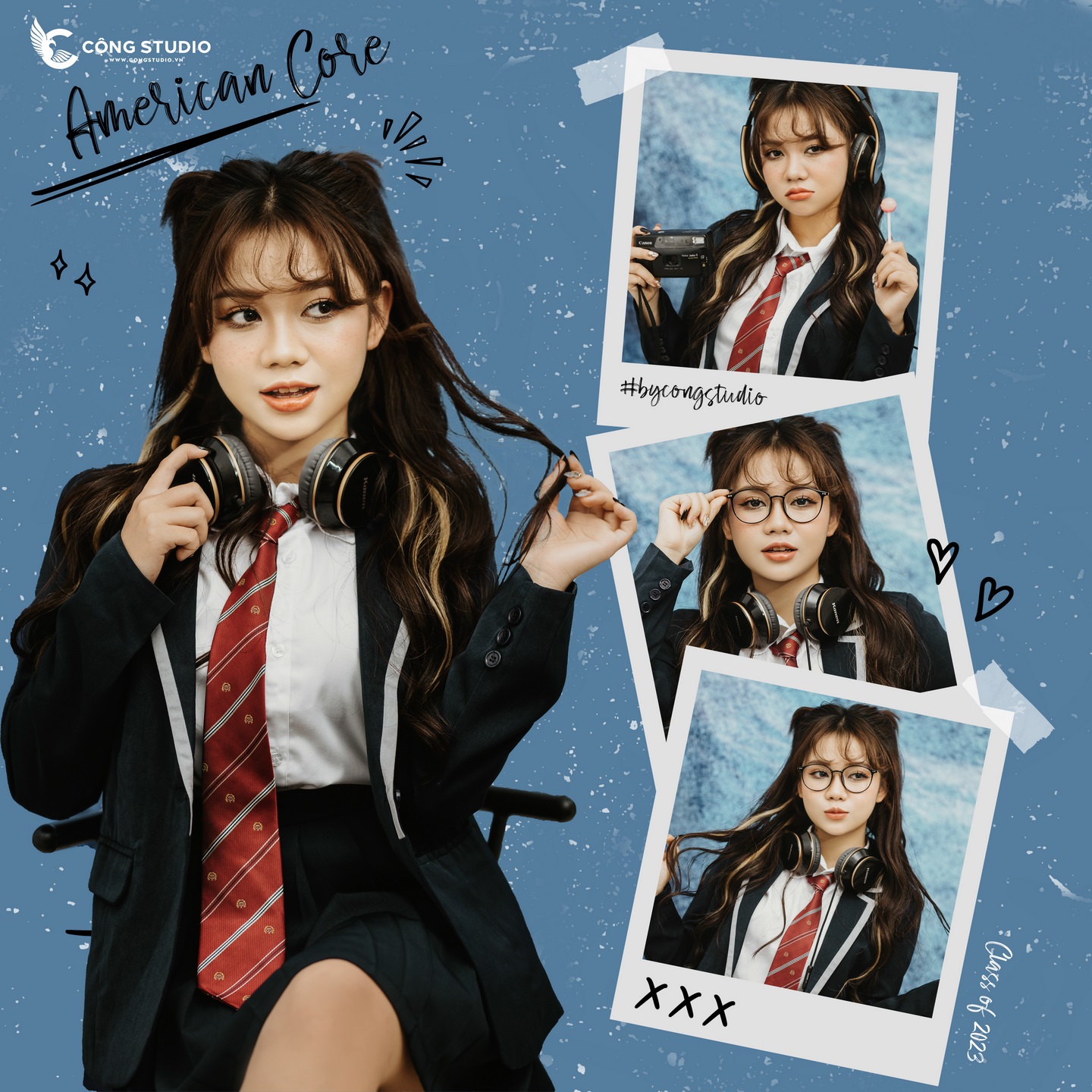 Chụp Ảnh Kỷ Yếu thời thượng concept American Core|Cộng Studio