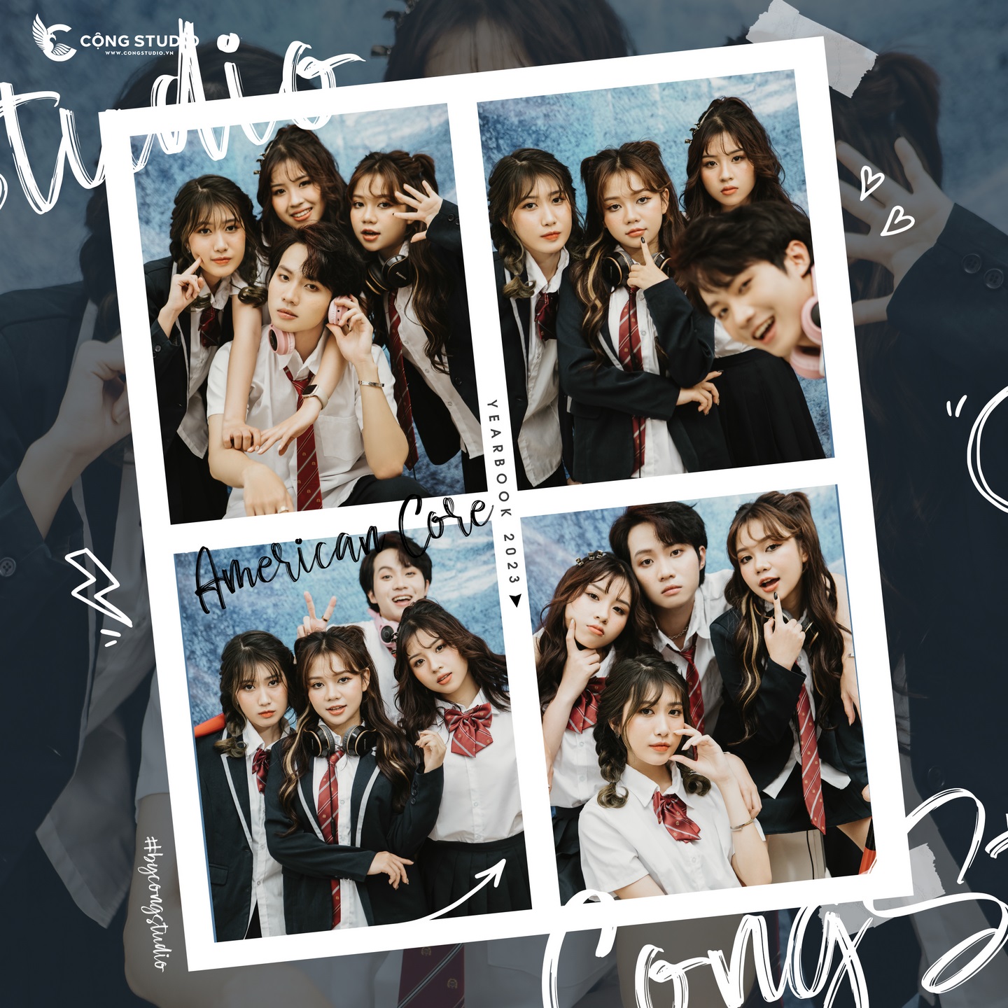 Chụp Ảnh Kỷ Yếu thời thượng concept American Core|Cộng Studio