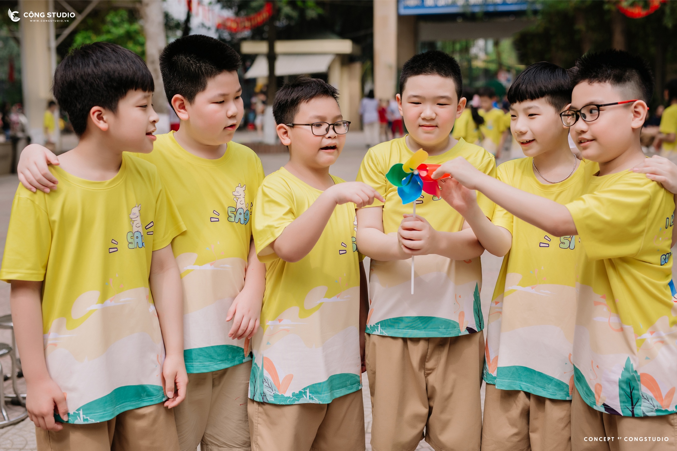 Chụp Ảnh Kỷ Yếu Lớp 5 5A9 TH Phan Đình Giót Đẹp | Cộng Studio